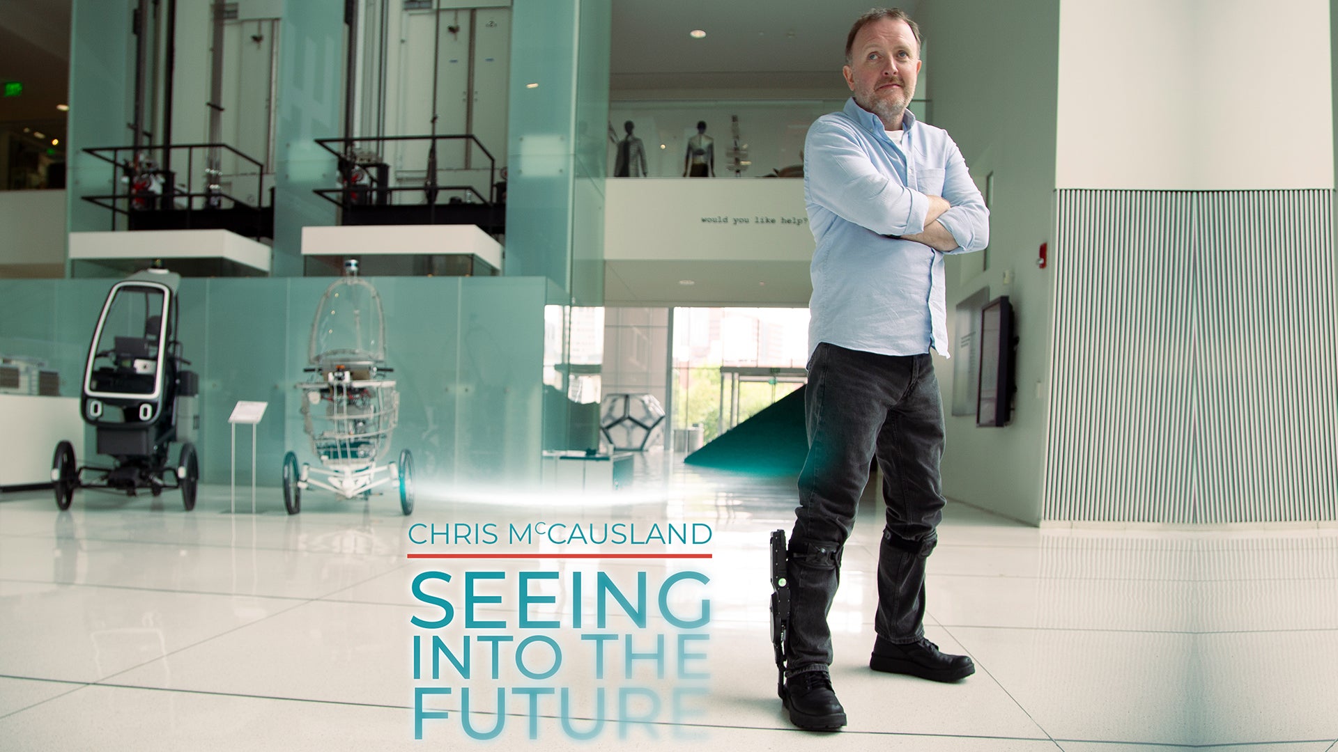 Chris McCausland: Seeing into the Future | The Open University